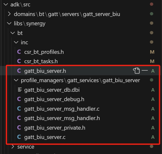 Bluetooth | Software: GATT service setup - WPGDADATONG