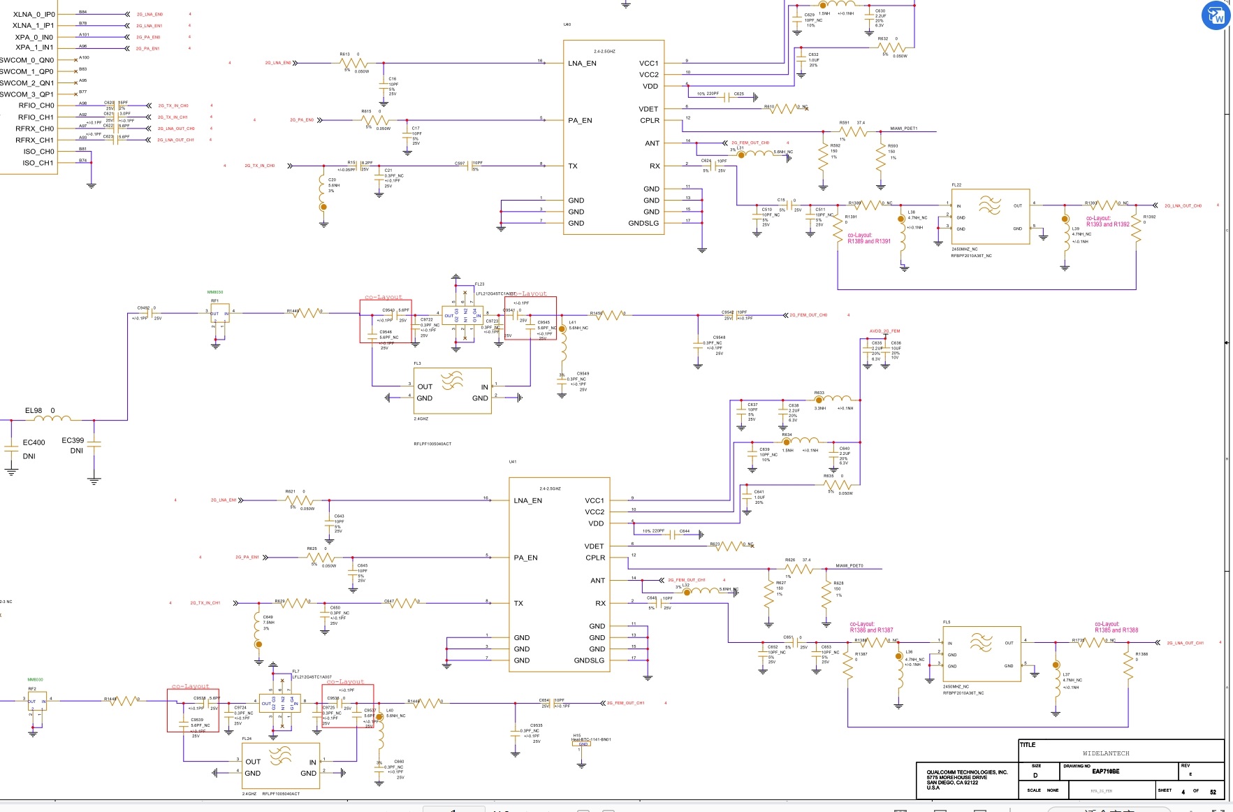基于IPQ5332搭载Vanchip线性FEM设计之新一代WIFI7无线接入设备方案 - 大大通(简体站)