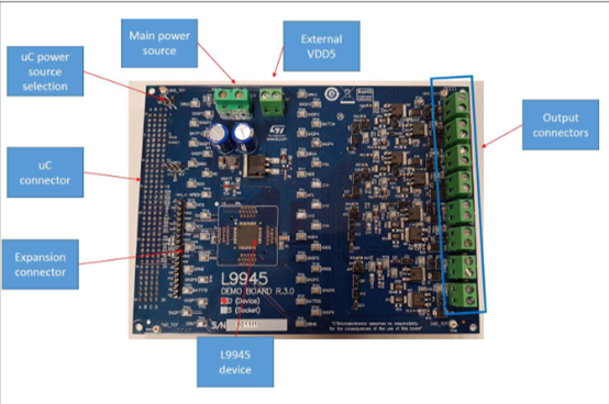 L9945 可配置的8通道高邊/低邊MOSFET預驅動器 - 大大通(繁體站)